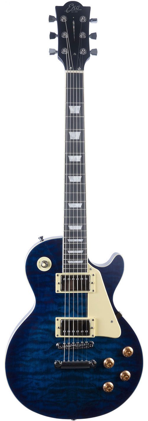 Avis Eko LS 300 Quilted Blue - Guitare électrique - Avis Guitare
